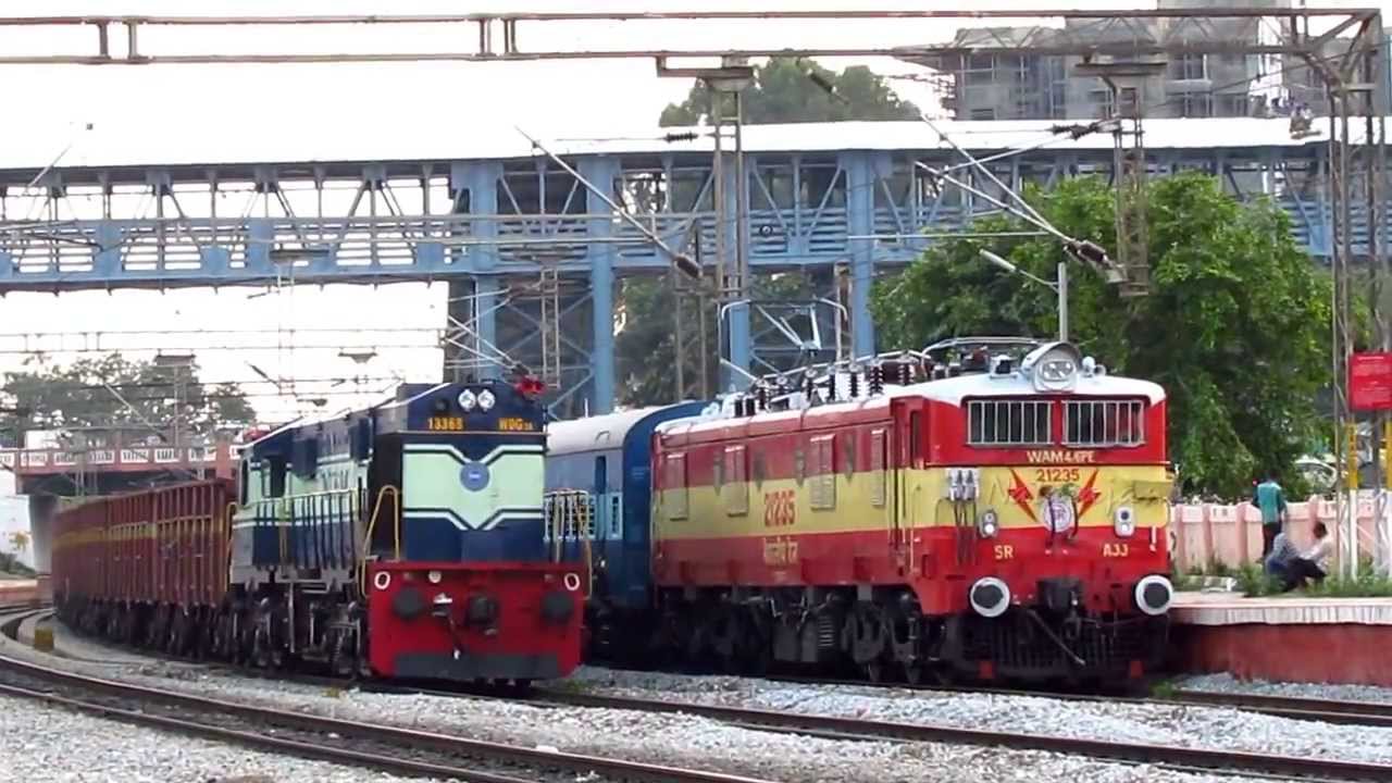 WAM4 has the last laugh - Older generation of Indian Railways - YouTube