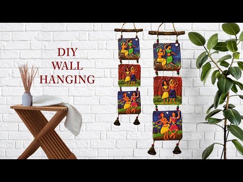 Wall hanging Craft with Cardboard / Wall Hanging Craft / Wall hanging ...
