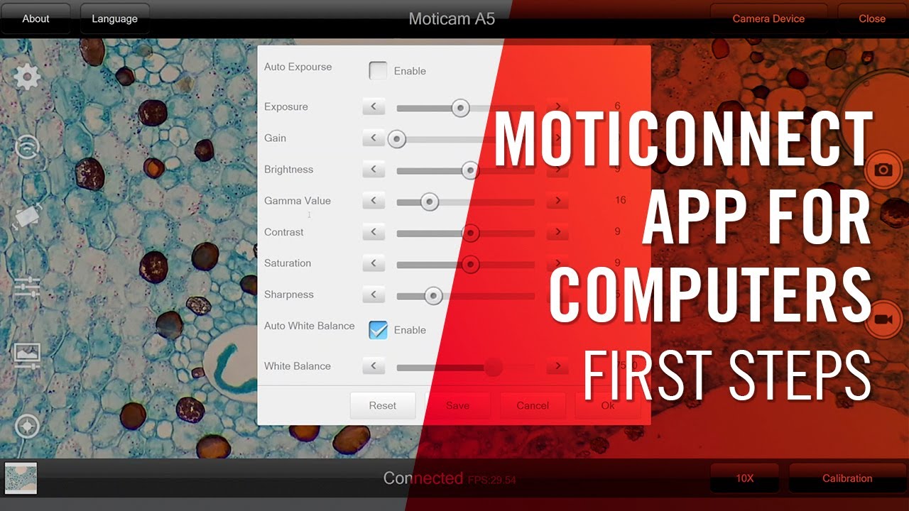 MotiConnect App for computers - First steps | by Motic Europe - YouTube