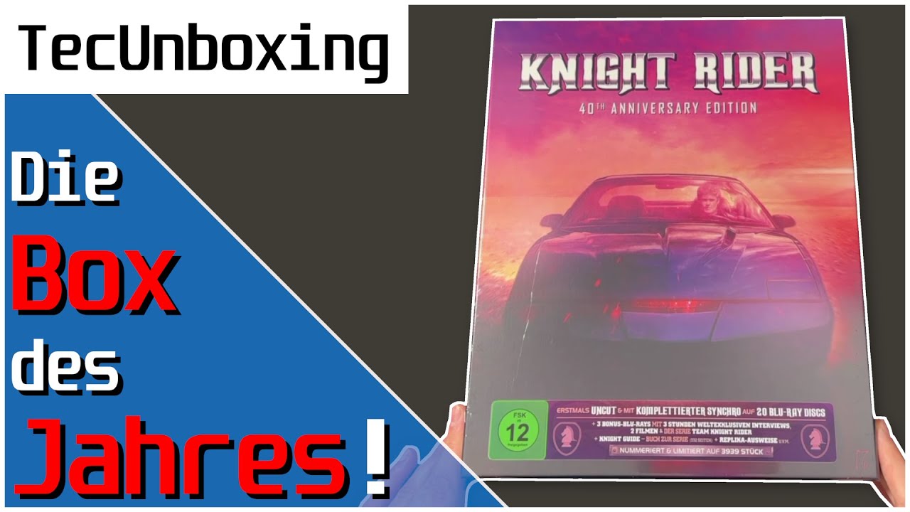 KNIGHT RIDER in HD! - 40th Anniversary Blu-Ray-Box AUSGEPACKT! | Die ...