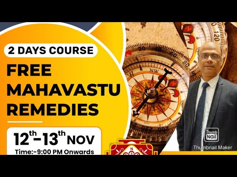 Free Mahavastu Remedies Class Day 01/1 |Vastu remedies for money ...
