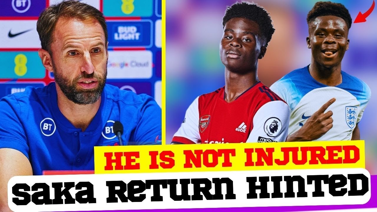 BREAKING | Saka RETURN Hinted By Southgate |Arsenal News Now - YouTube