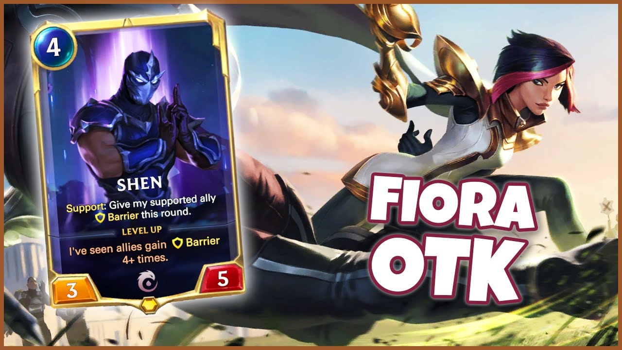 Easy Climb Deck! Fiora Shen OTK | Legends of Runeterra | LoR Ladder ...
