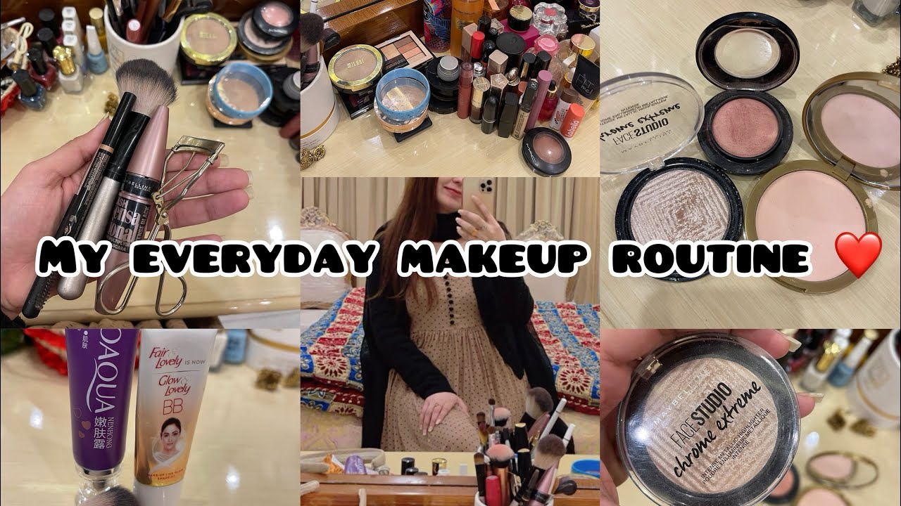 My everyday makeup routine || simple & easy || daily vlog ...