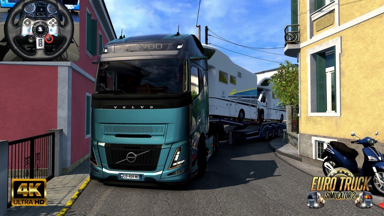 Secret Roads & Volvo FH6 Aero in ETS2 Greece DLC! Logitech G29 Gameplay ...