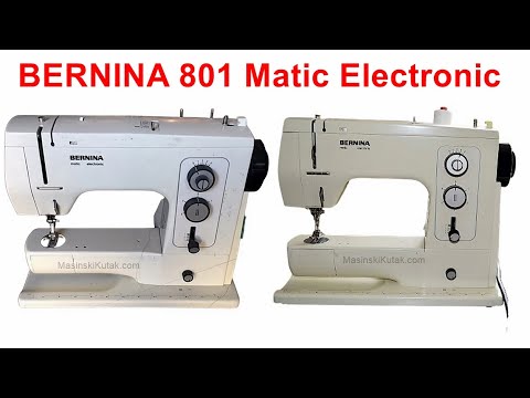 Bernina 801 Test Sewing After Restoration - YouTube