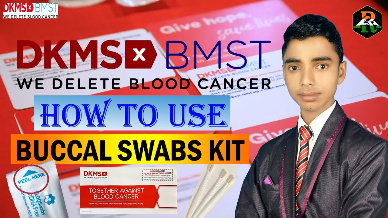 DKMS BMST | Buccal Swabs Kit | How To Use | बक्कल सवाब सैंपल ...