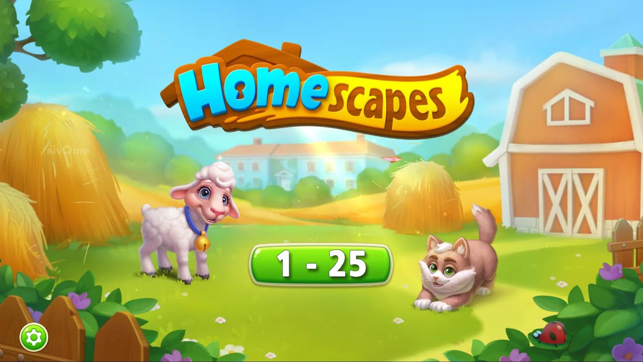 Homescapes Level-1 to 25 | GAME PLAY FULL HD - YouTube