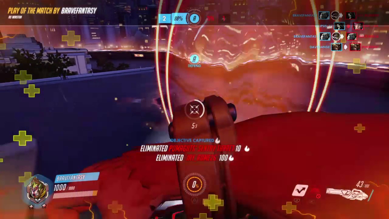 Overwatch: My best Winston POTG - YouTube
