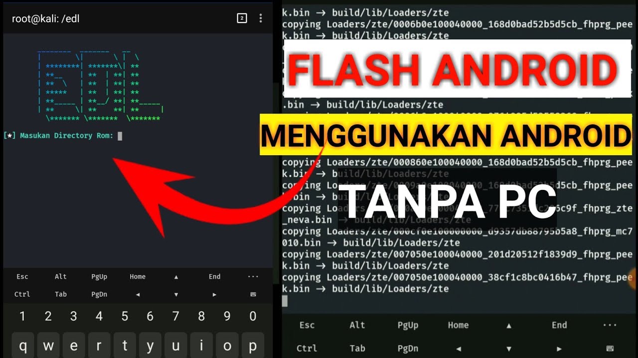 INSTALL TOOLS FLASH EDL MODE ANDROID | INSTALL ULANG ANDROID TANPA PC ...