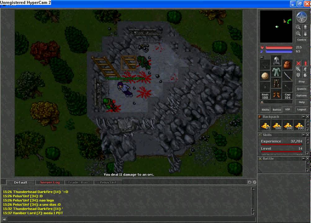 Tibia lvl up 15 -ROOKER - YouTube