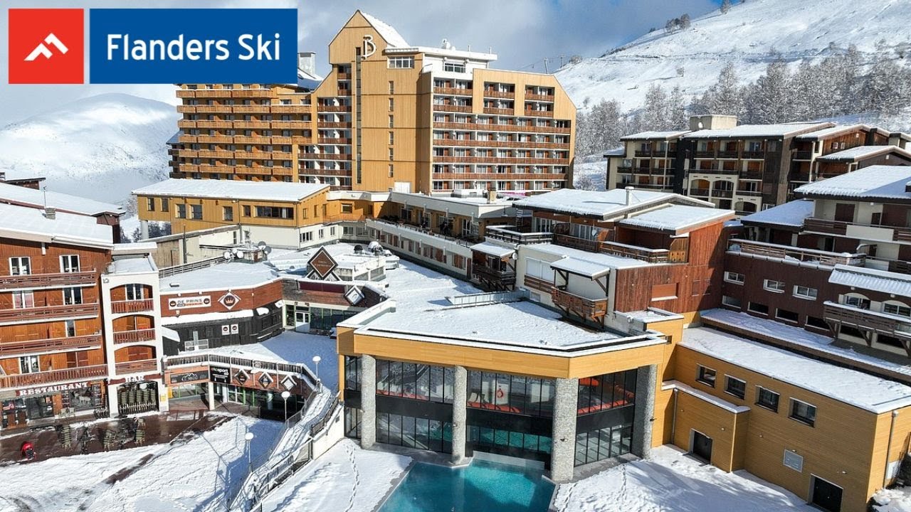Flanders Ski Hotel - Les Crêtes 4* in Les 2 Alpes - Frankrijk - YouTube
