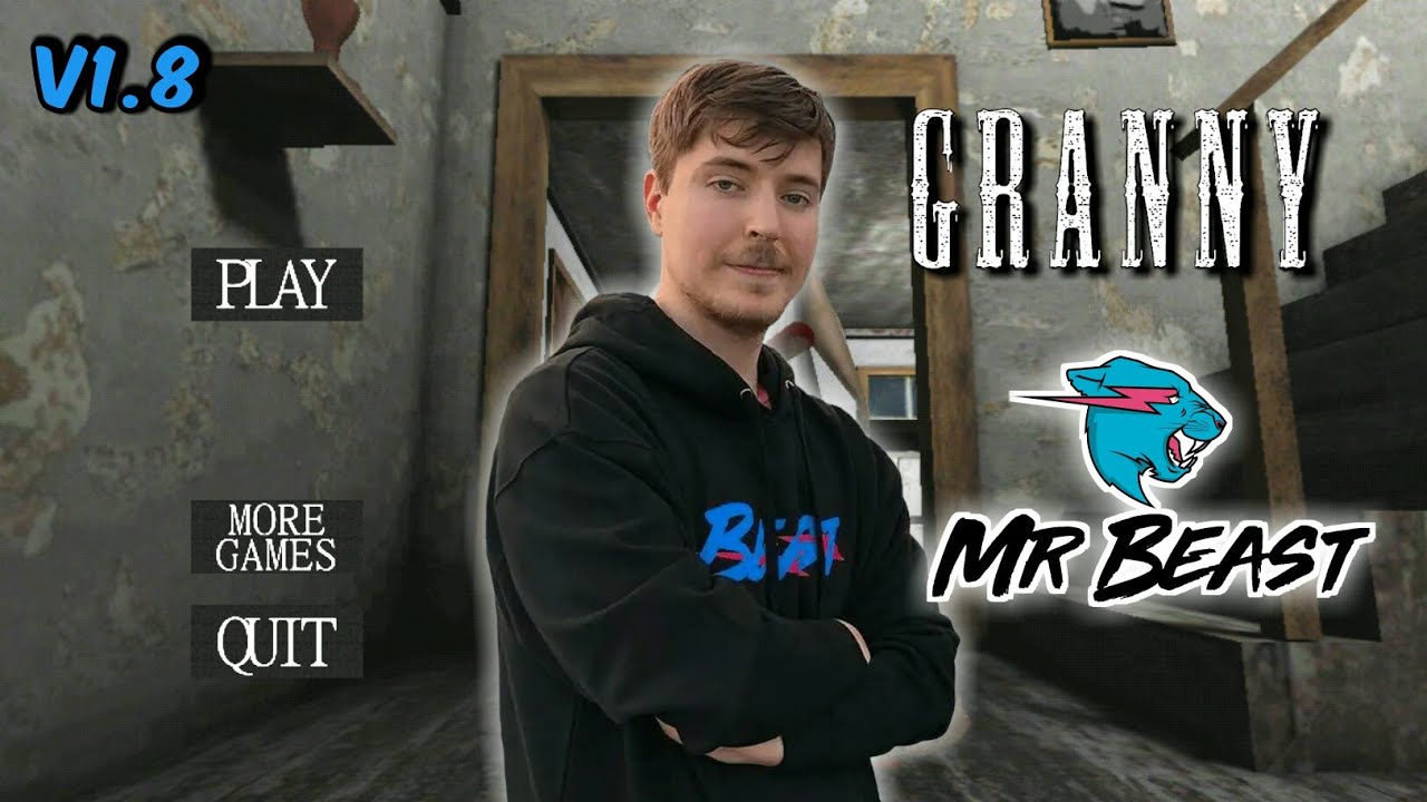 Granny v1.8 | Mr Beast Mod With Hard Mode | Door Escape Full Gameplay ...