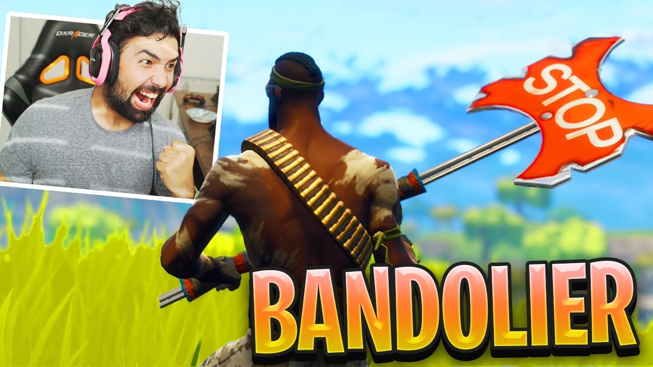 Fortnite "BANDOLIER" SKIN GAMEPLAY.. - YouTube