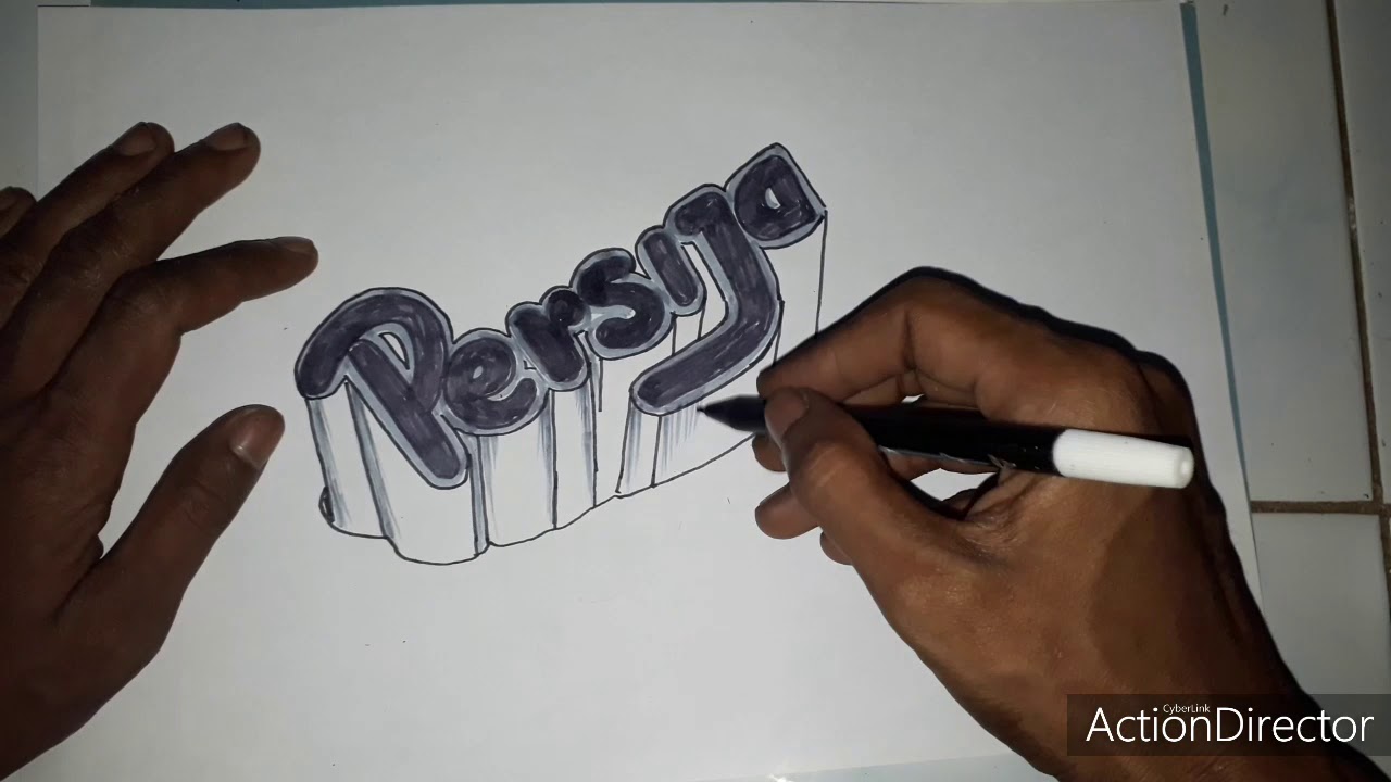 menggambar doodle persija | artst - YouTube