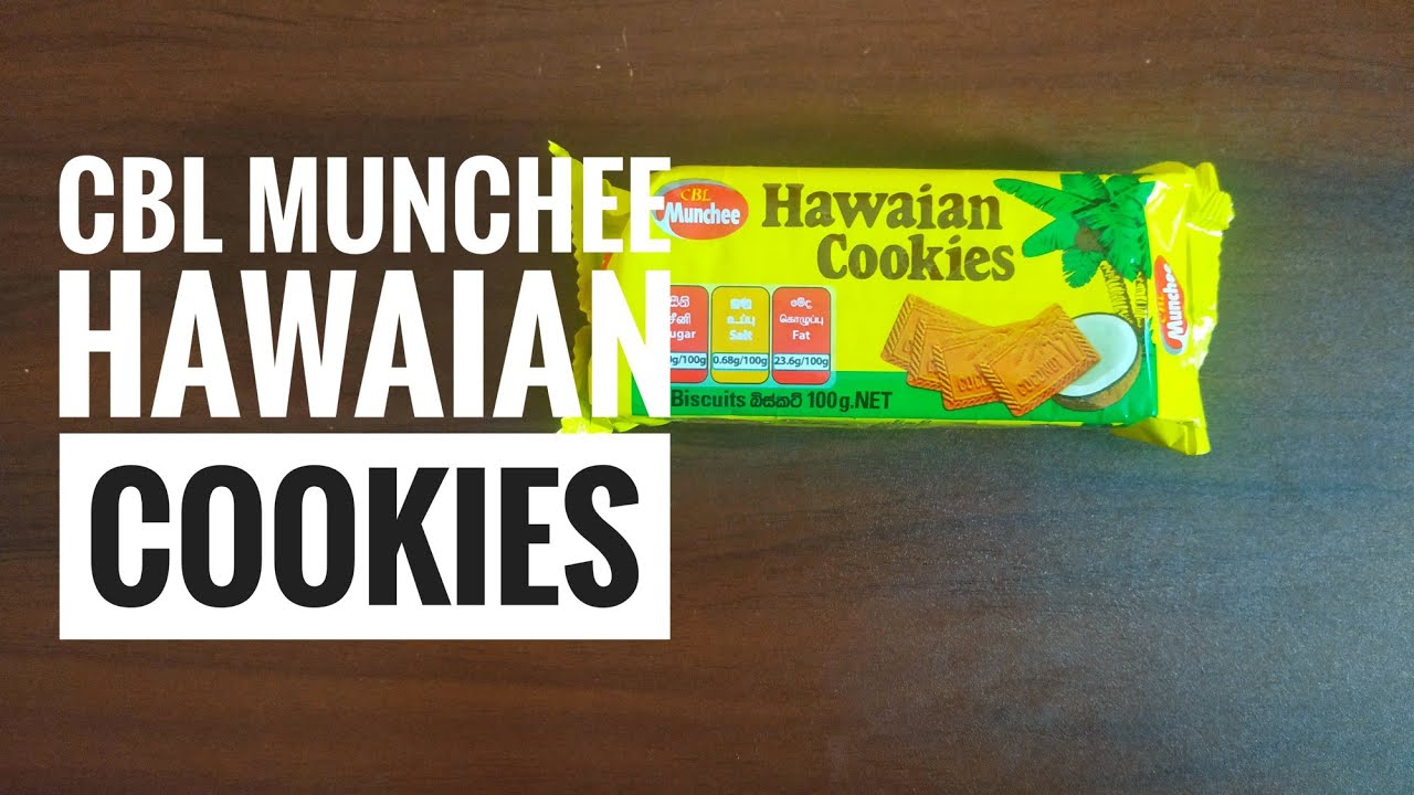 CBL Munchee Hawaian Cookies in Sri Lanka - YouTube
