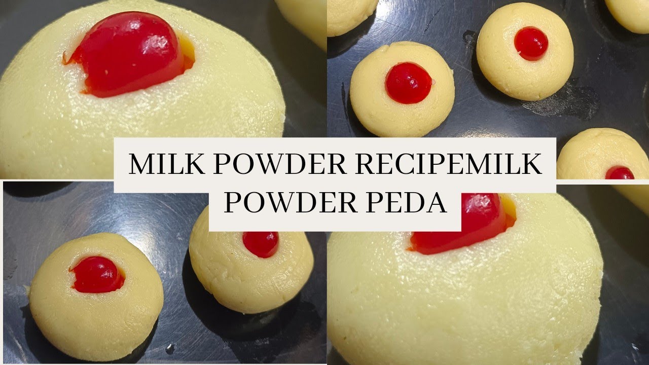 Milk powder Peda recipe( how to make milk powder Peda recipe) peda ...