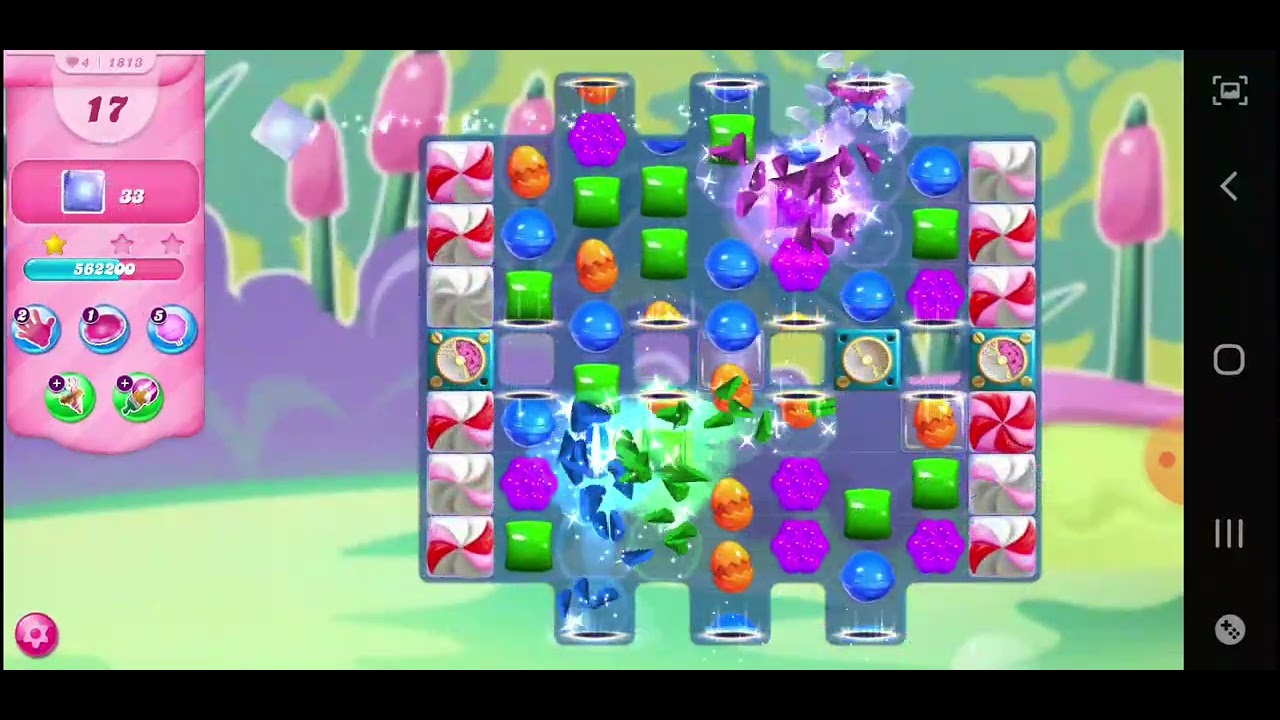 Candy Crush Saga Level 1813 - YouTube