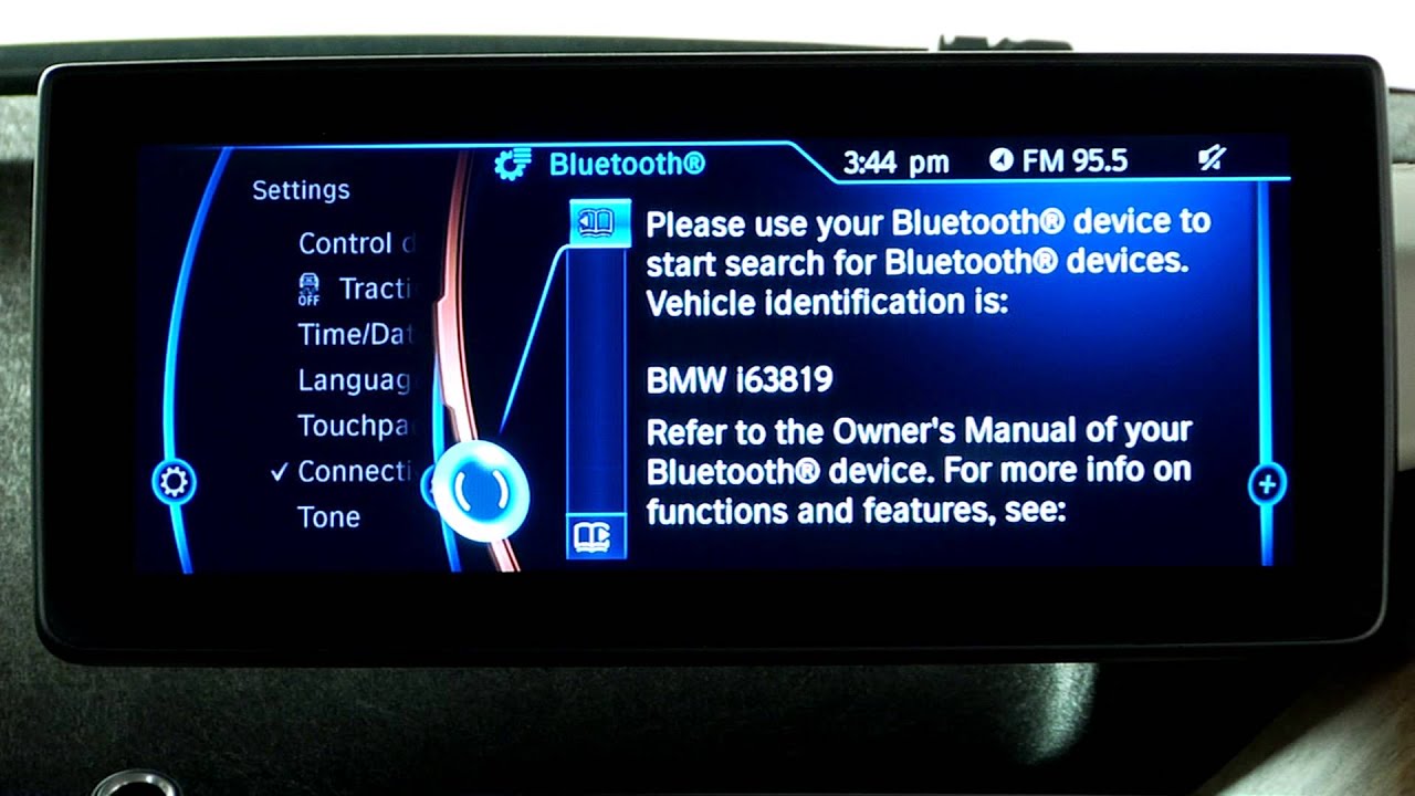 BMW i3 Bluetooth Pairing Android | BMW Genius How-To - YouTube