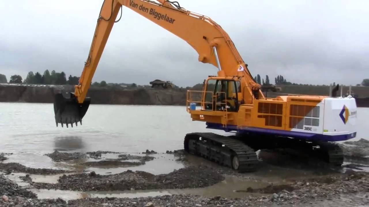 CAT 385C LRE (PON-CAT) - YouTube
