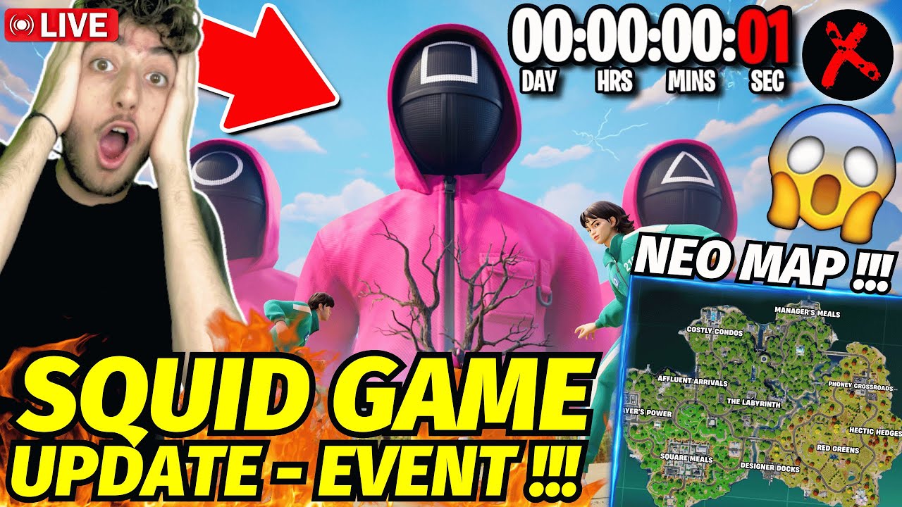 🔴ΤΕΡΑΣΤΙΟ SQUID GAME EVENT ΤΩΡΑ!!! 😱 ΝΕΟ RELOAD MAP, ΟΠΛΑ, ΔΩΡΕΑΝ SKINS ...