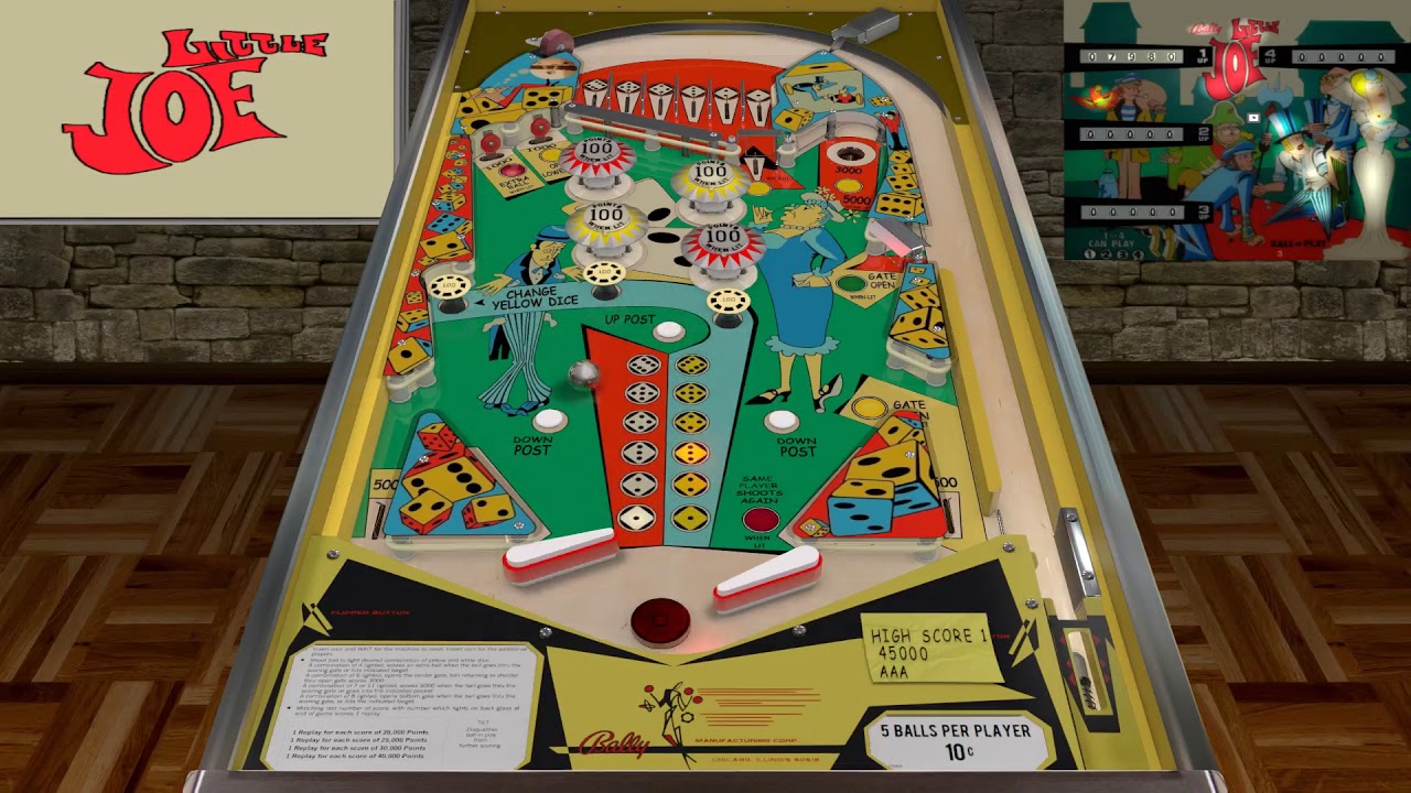 Little Joe Pinball VPX - YouTube