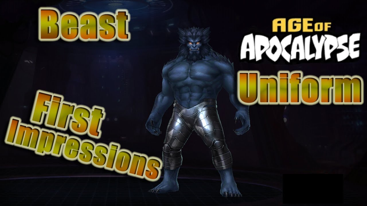 Beast Age of Apocalypse Uniform First impressions and thoughts (MFF ...