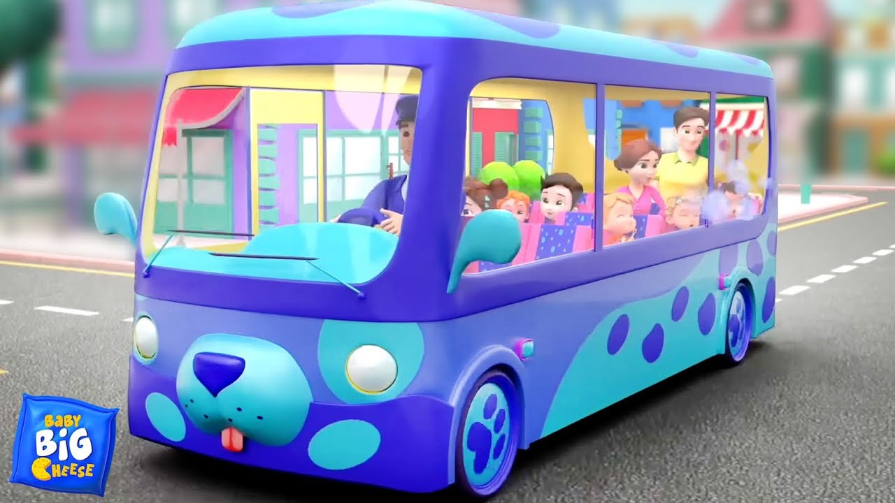 Wheels On The Bus Go Round And Round, Nursery Rhymes And Kids Songs by ...