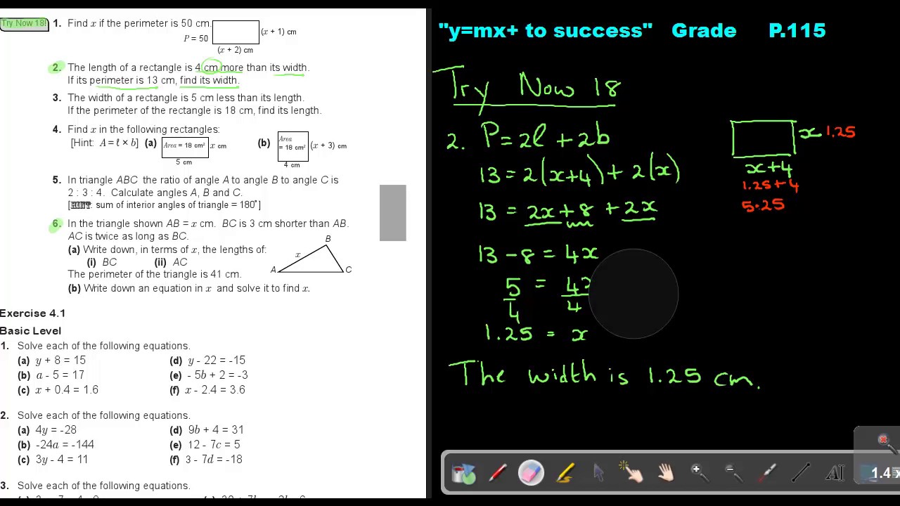 4 11 Word Problems Involving Linear Equations Chapter 4 Part 11 4-11-word-problems-involving-linear-equations-chapter-4-part-11