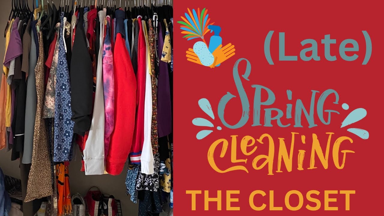 (Late) Spring Cleaning 2023 Vlog #1 - The Closet! 🧹 - YouTube