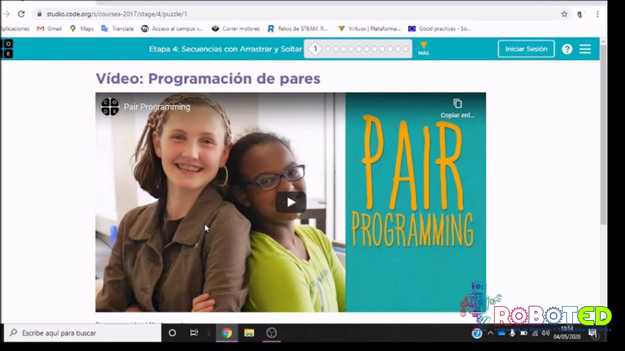 PROGRAMACIÓN: CODE.ORG - YouTube