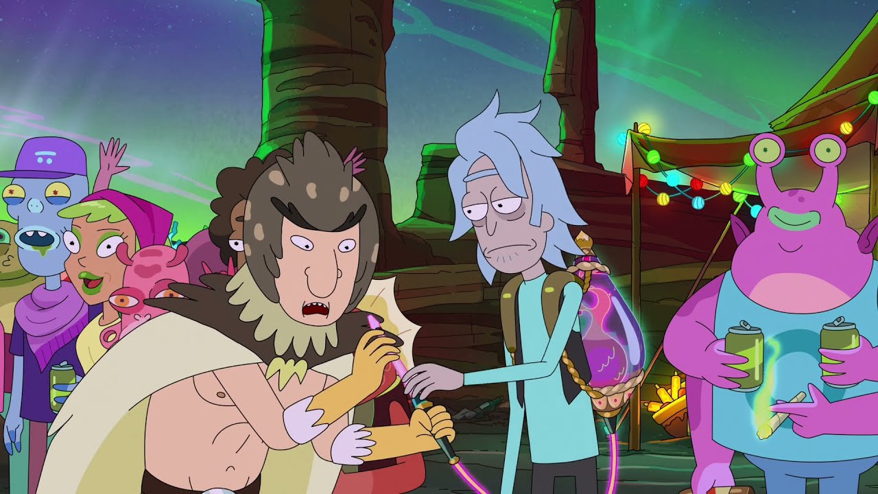 Birdperson running from Rick and Young Rick | Rick and Morty - YouTube