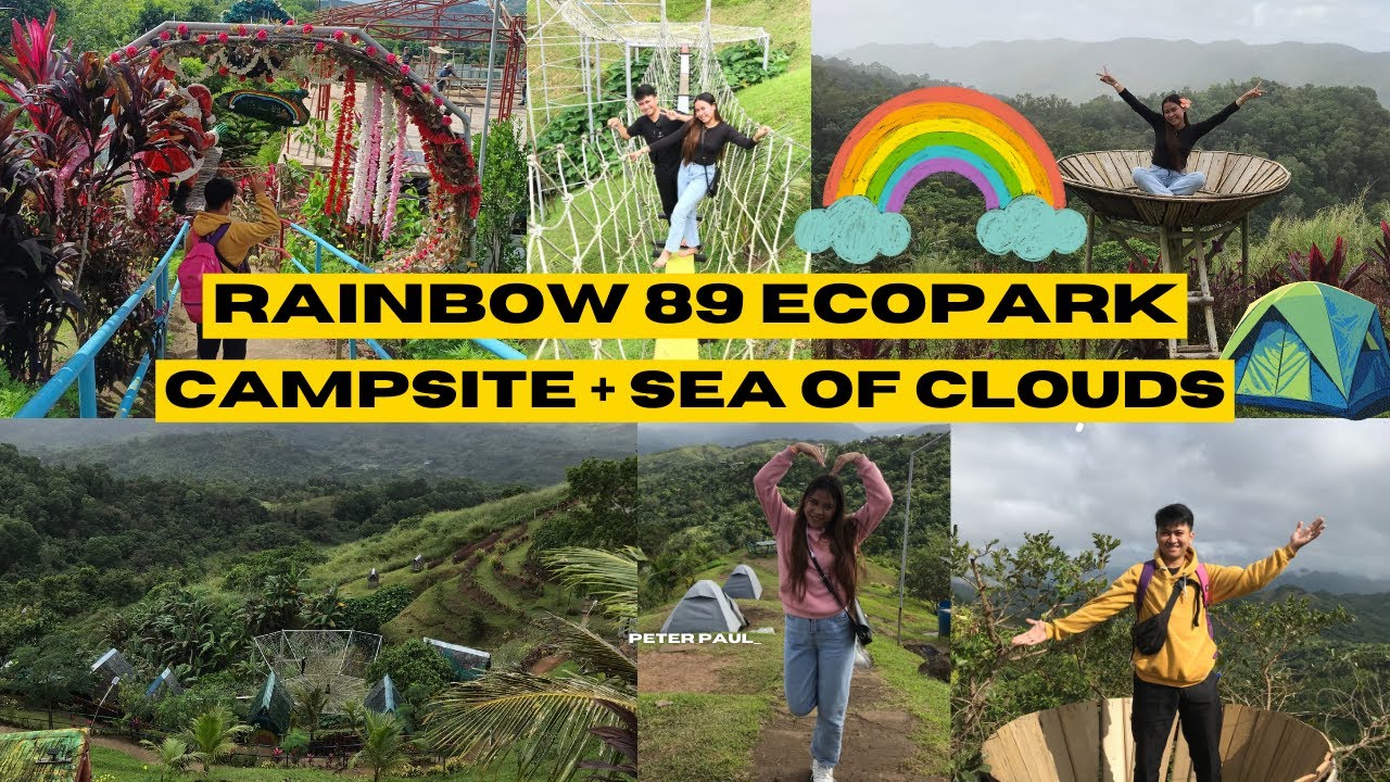 🌈 Full Tour of Tanay Rizal’s Rainbow 89 Campsite: Sea of Clouds ...