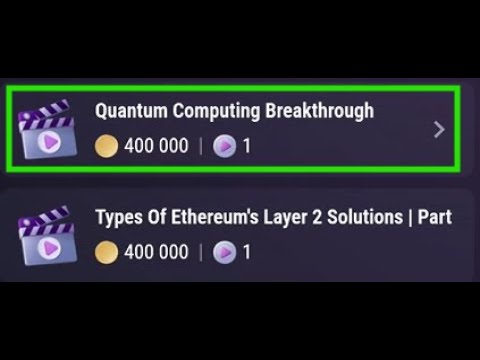 Quantum Computing Breakthrough | Tapswap Video | Quantum Computing Breakthrough: Is Bitcoin ...