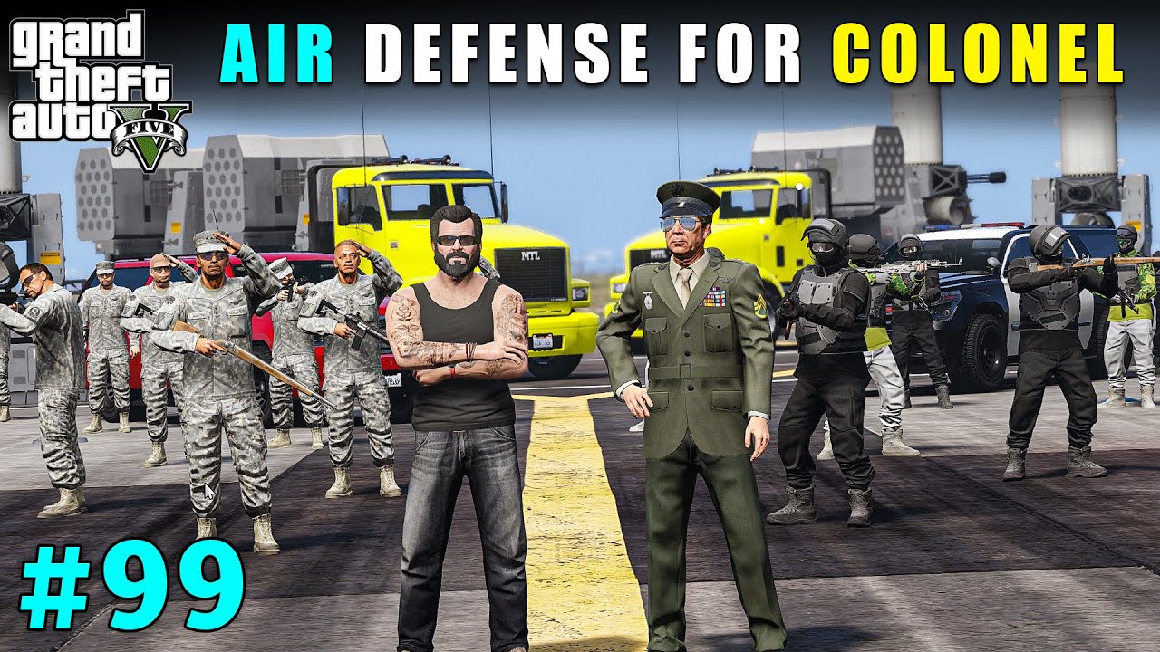 Powerful Air Defense For Military Colonel | Gta V Gameplay - YouTube