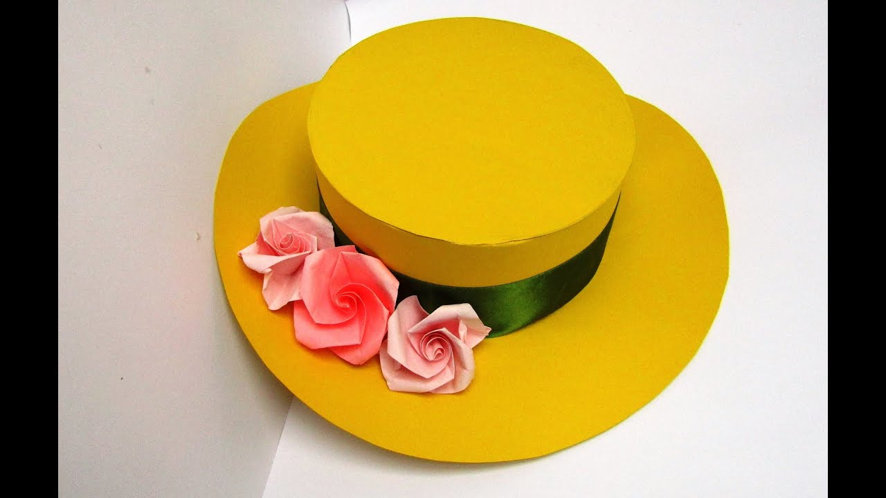 Cum să confecționezi o pălărie din carton. Ușor tutorial pas cu pas ...