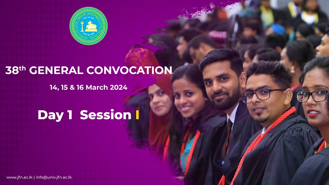 38th General Convocation 🎓 2024 | Day 1 | Session I - YouTube