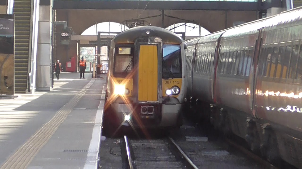 Great Northern Class 387 115-387 129 Departure London King's Cross for ...
