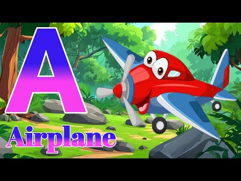 Phonics Sounds of Alphabets A to Z in English - A for Airplane - ABC ...