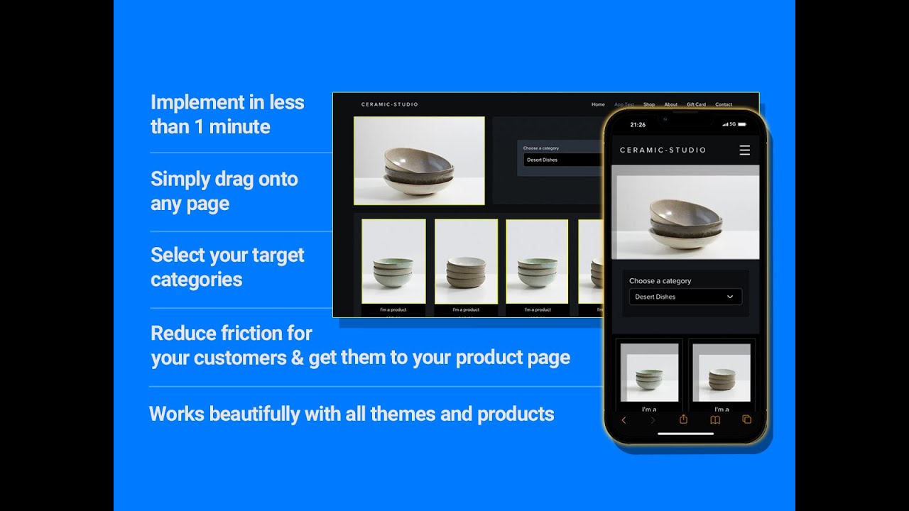 Instant Category Filter App Promo video - YouTube