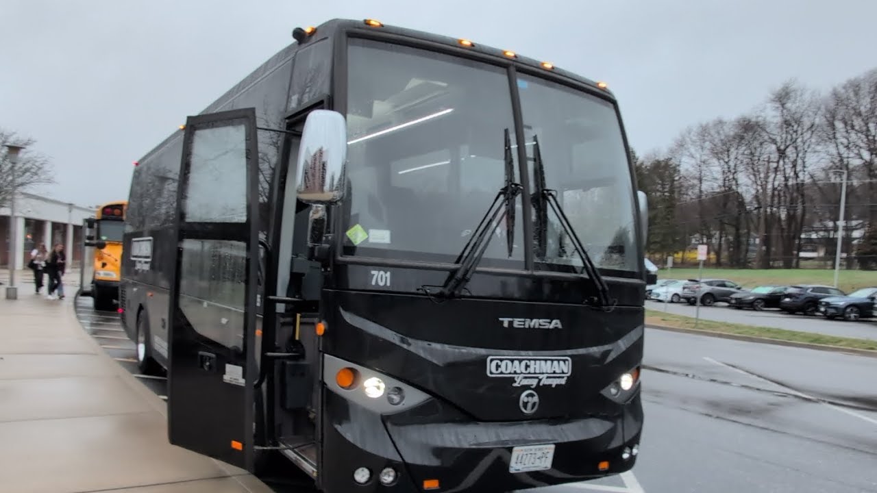 2025 coach bus came to the school!! (2025 TEMSA BUS TS30) - YouTube