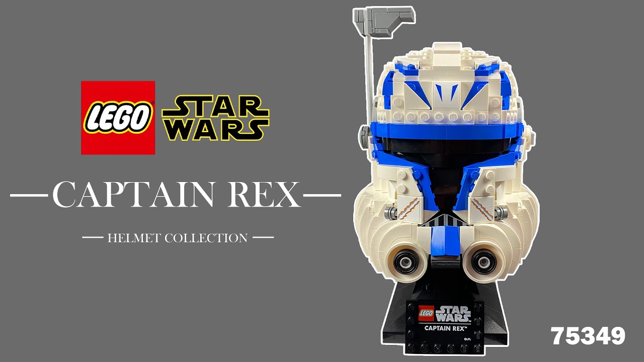 Lego Star Wars 75349 - Captain Rex Helmet Stop Motion build! - YouTube