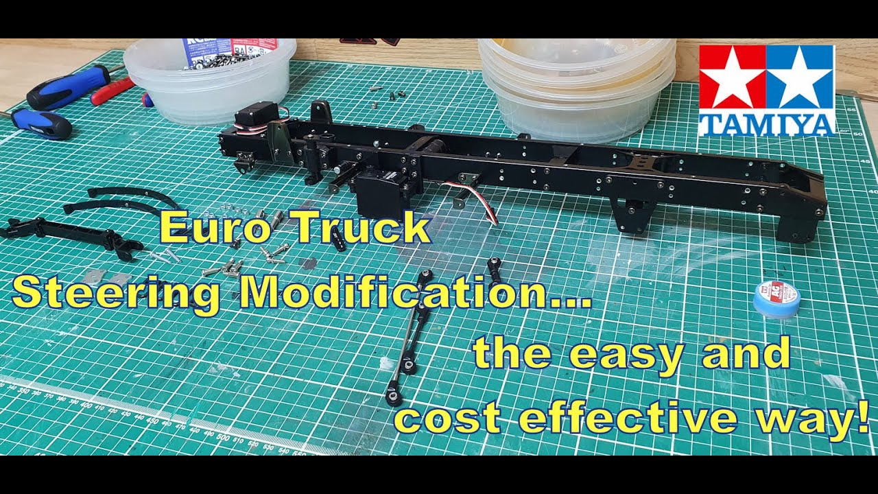 1 14 Tamiya MAN TGX - Project Ainscough - Ep2 - Steering Modification ...