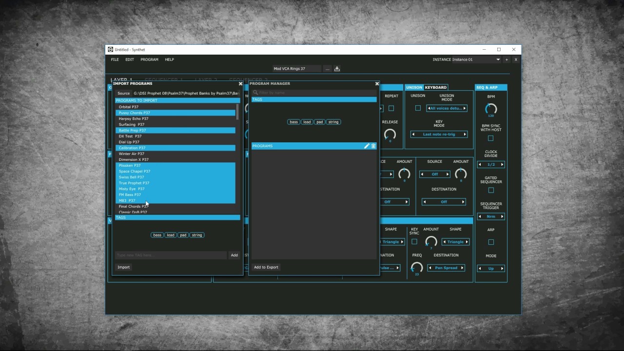 Synthet (Standalone Synthesizer Patch Editor) Tutorial - YouTube