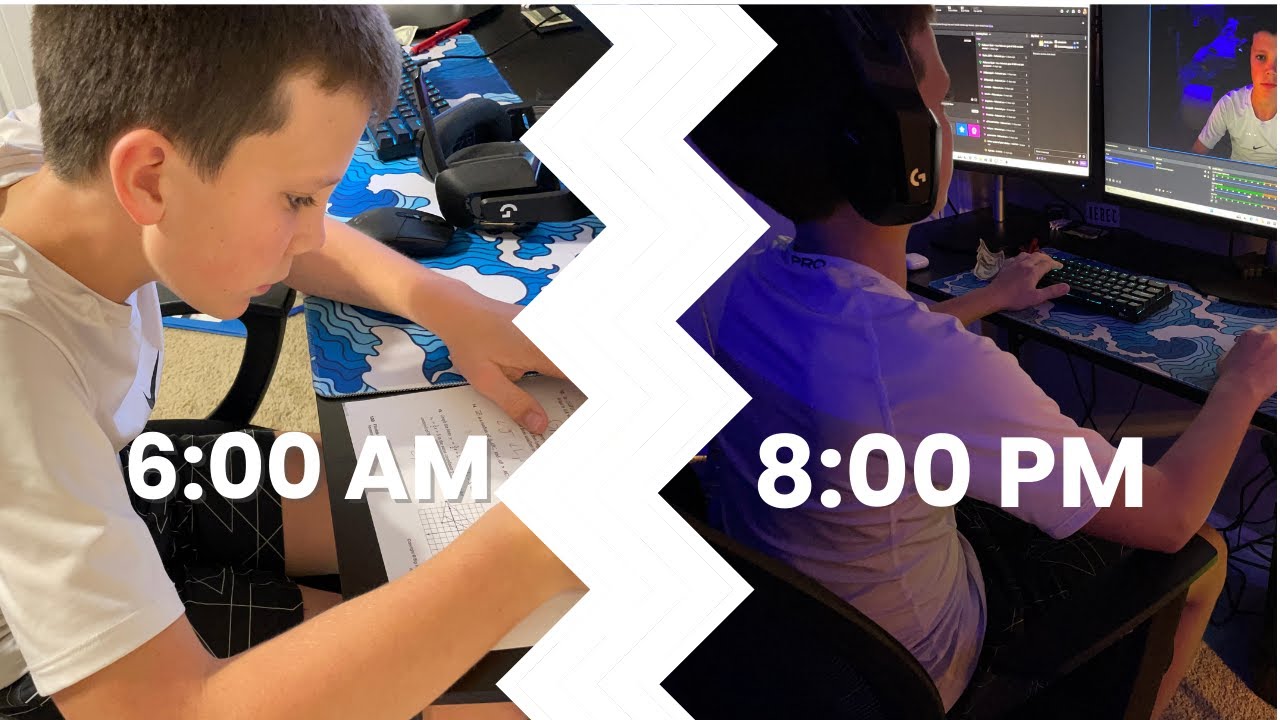 DAY IN THE LIFE OF A 13-YEAR-OLD STREAMER PT 2!!! - YouTube