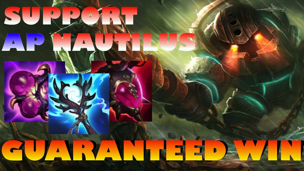 SUPPORT AP NAUTILUS = FREE WINS! EASIEST SUPPORT!! ULT, HOOK, CC KILL ...