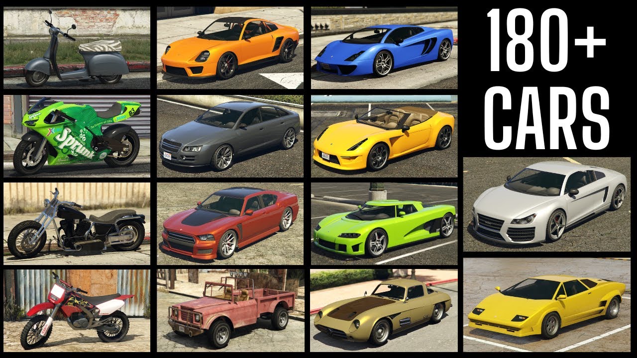 Gta 5 Cars And Bikes List