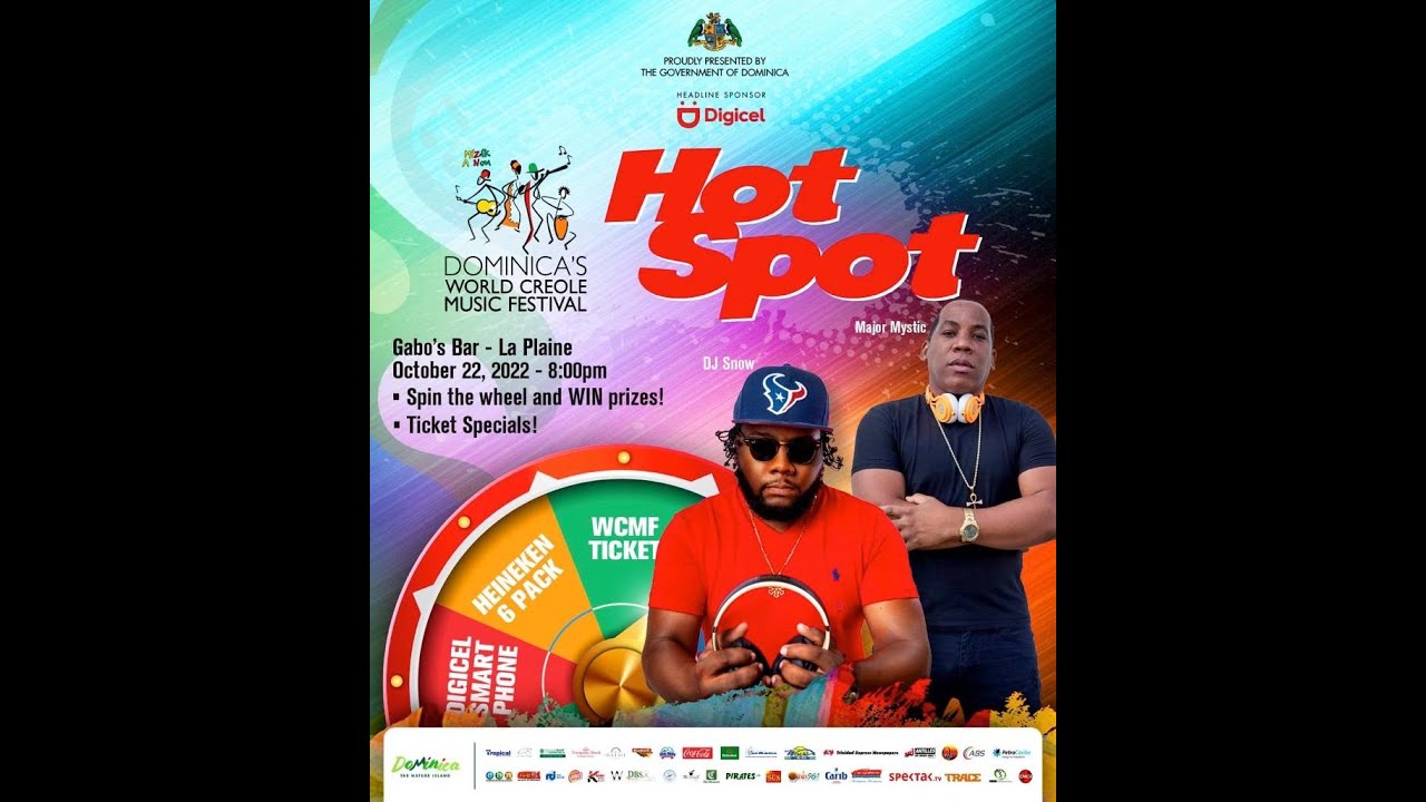 WCMF - Hot Spot@Gabo's Bar - La Plaine - October 22nd 2022 - YouTube