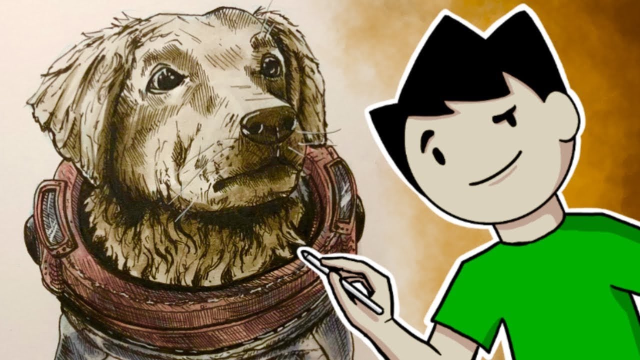 Drawing COSMO the SPACE DOG (Guardians of the Galaxy Vol. 3) Drawing ...