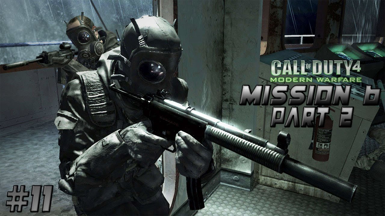 CoD4 Modern Warfare Campaign: Mission 6 "BOOM, shout out the sky" (Part 2) - YouTube